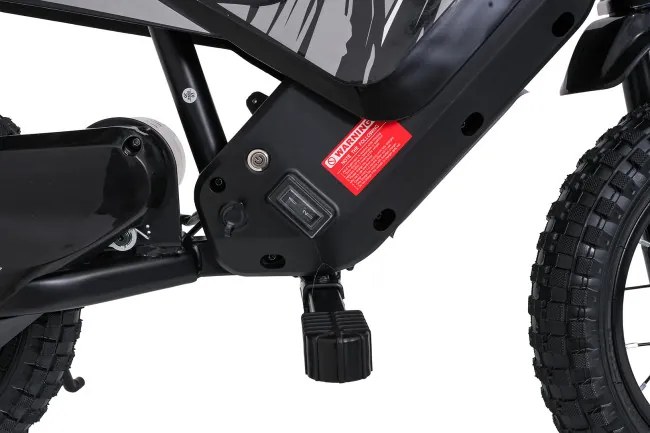 Elektrická motorka SHARK černá