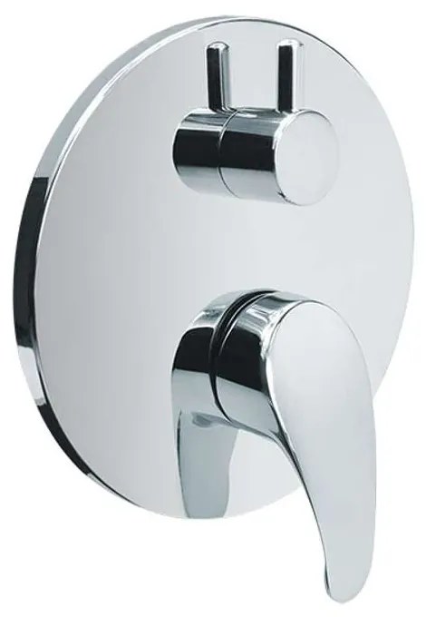 Mereo Mereo, Sprchová podomítková baterie s přepínačem, Sonáta, Mbox, kulatý kryt, CB60106A