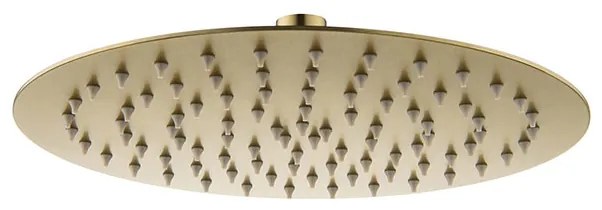 Besco Sprchová hlavice - kruh Uni R G Zlatá lesk, ø 30 cm