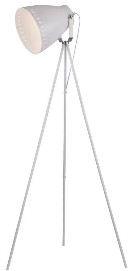 LD 11061-16 Stojací svítidlo, trojnožka, retro, studiový design, bílé - LEUCHTEN DIREKT
