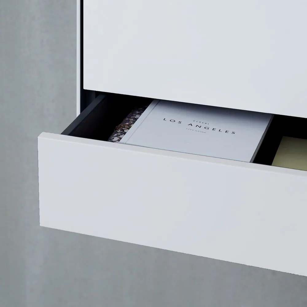 Bílá skříňka z biurkiem/závěsná 91x46x32,5 cm Edge by Hammel – Hammel Furniture