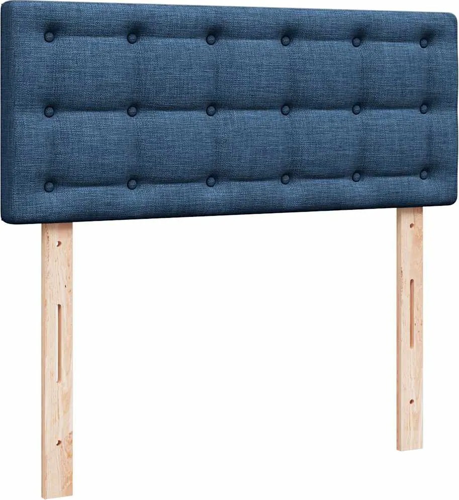 Box spring postel s matrací černá 120x190 cm textil 3285847