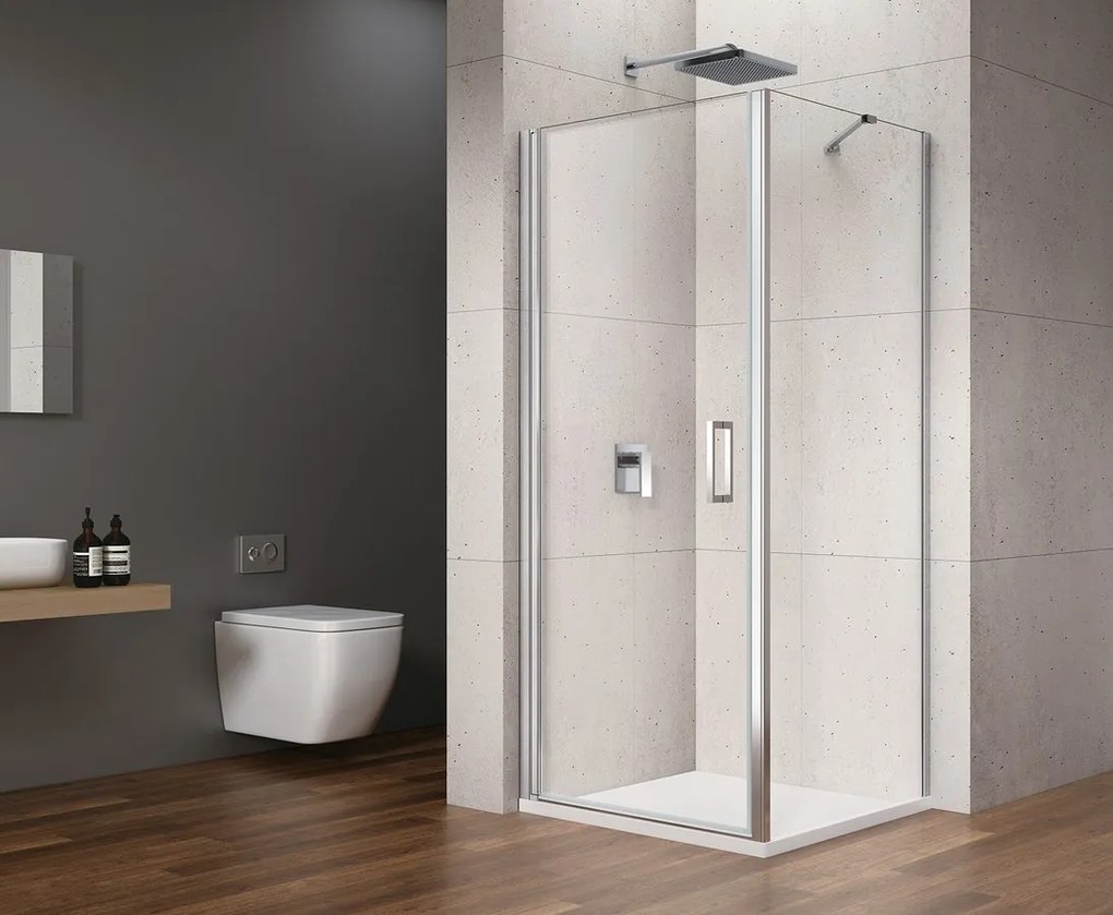 Gelco Gelco, LORO sprchové dveře s pevnou částí 900mm, čiré sklo, GN4690