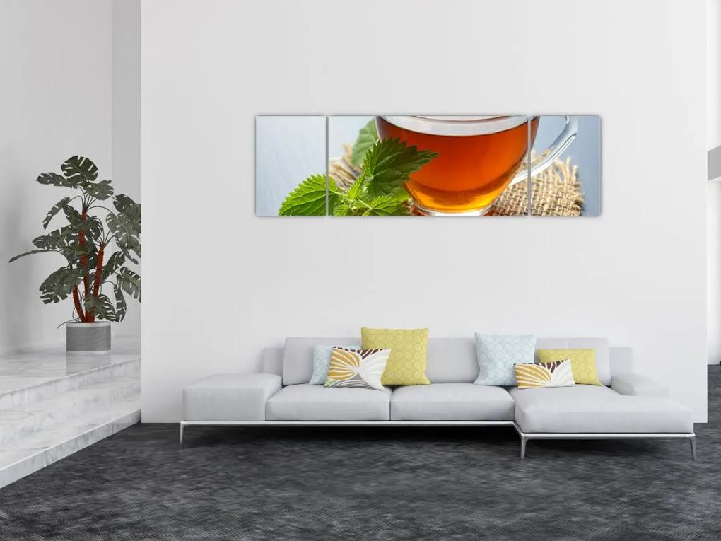 Obraz šálku s čajem (170x50 cm)