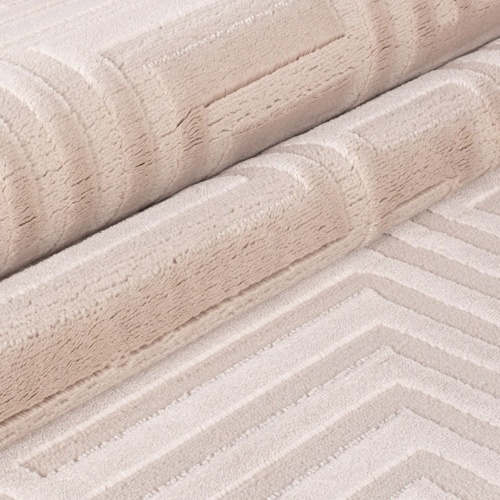 Ayyildiz, Kusový koberec Sahara 1114 Beige, 140x200, béžová, obývací pokoj