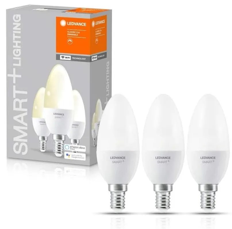 Ledvance SADA 3x LED Stmívatelná žárovka SMART+ E14/5W/230V 2700K - Ledvance P224717