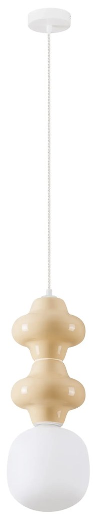 LED žlutobílý designový lustr Clio