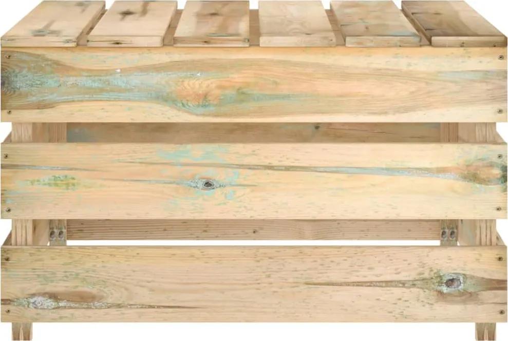 vidaXL Zahradní stolek z palet impregnované borové dřevo [316202] Barva: Šedá