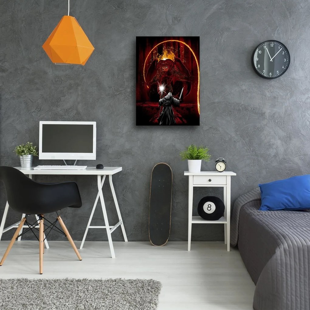 Gario Obraz na plátně Pán prstenů, čaroděj a démon - DDJVigo Rozměry: 40 x 60 cm