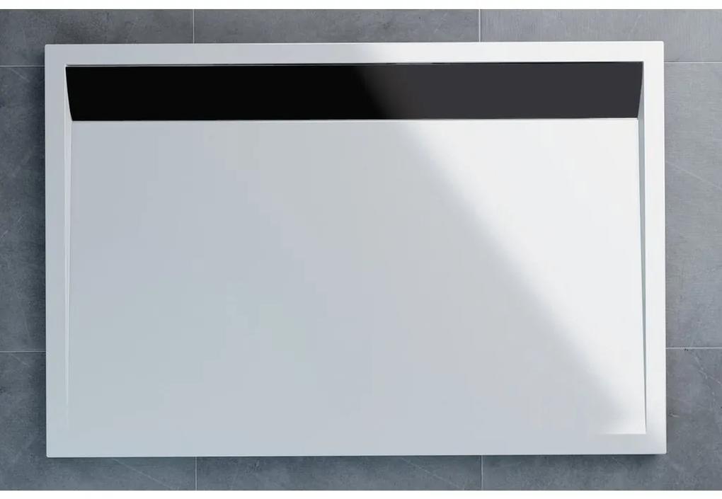 SanSwiss IIa WIA 110x90 cm sprchová vanička obdelníková bílá Barva krytu  sifonu: Aluchrom