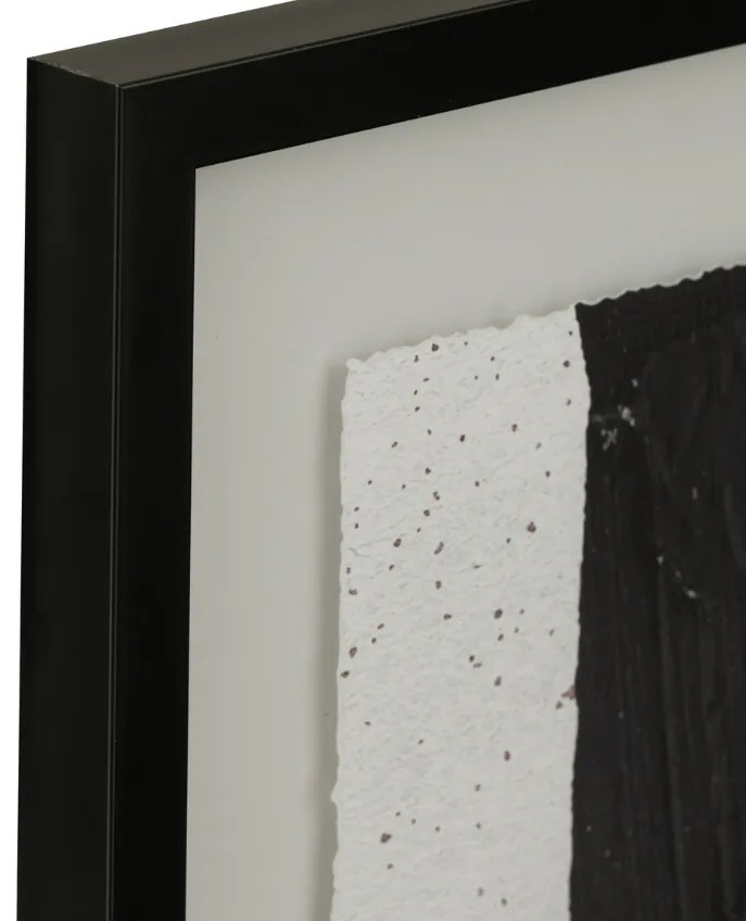 Set dvou černobílých abstraktních obrazů J-line Stipo 53 x 53 cm