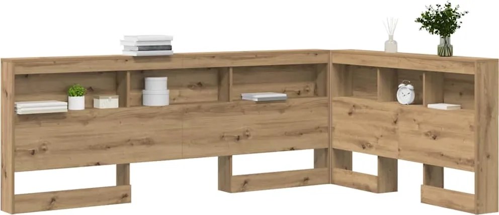 Úložné čelo postele Artisanový dub Kompozitní dřevo 3335484