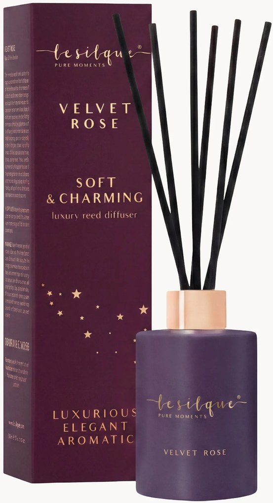 Difuzér Velvet Rose (růže, ambra, semiš)