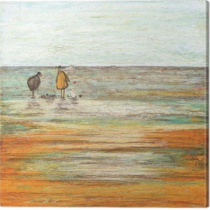 Obraz na plátně Sam Toft - Sandcastle Progress Report, (40 x 40 cm)