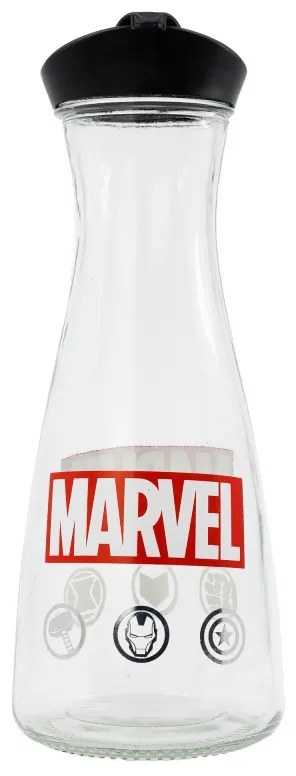 Skleněná karafa na vodu, 1l, Stor, marvel