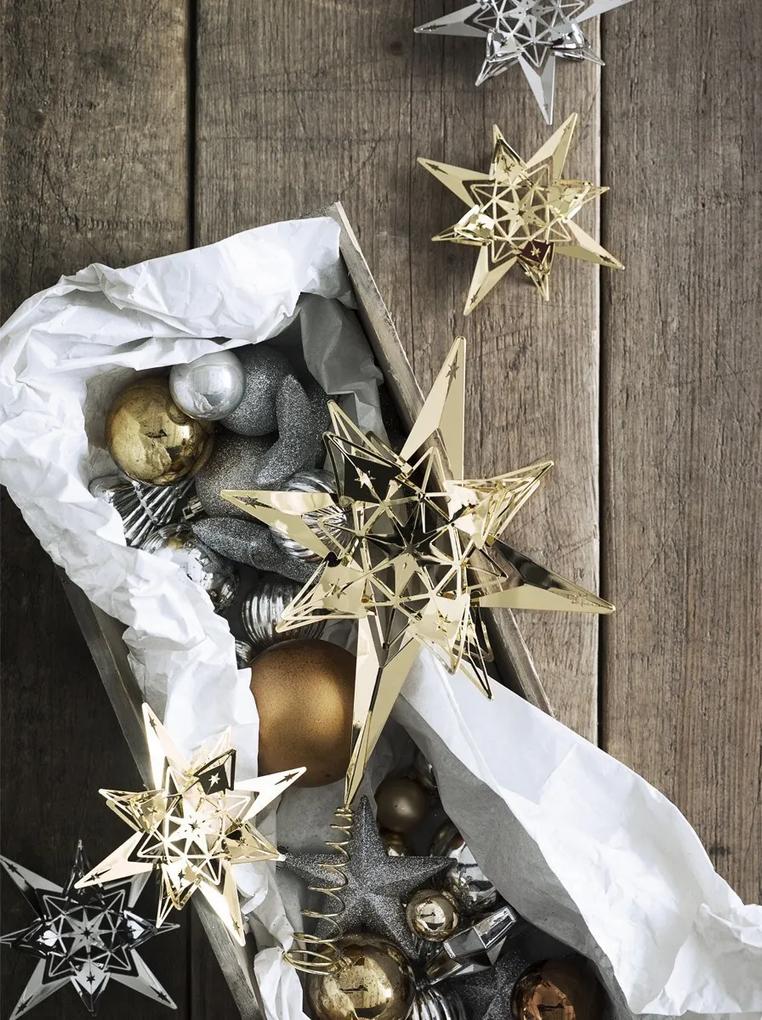 Hvězda na vánoční stromek Karen Blixen stříbrná