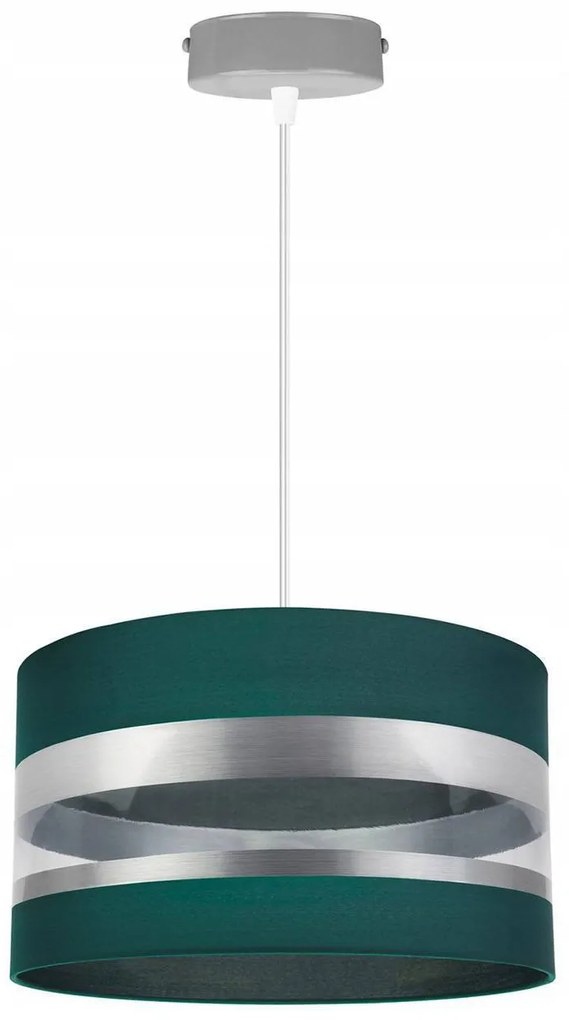 Závěsné svítidlo INTENSE CHROME, 1x textilní stínítko (výběr ze 6 barev), (výběr ze 3 barev konstrukce), (fi 35cm)