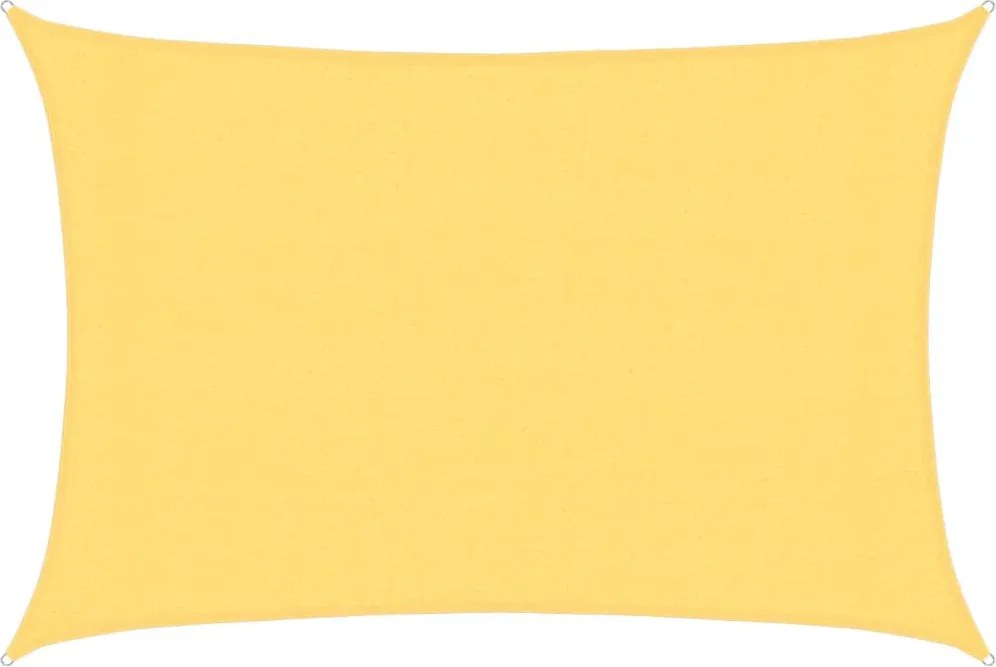 Plachta proti slunci 160 g/m² béžová 3 x 4 m HDPE 311127