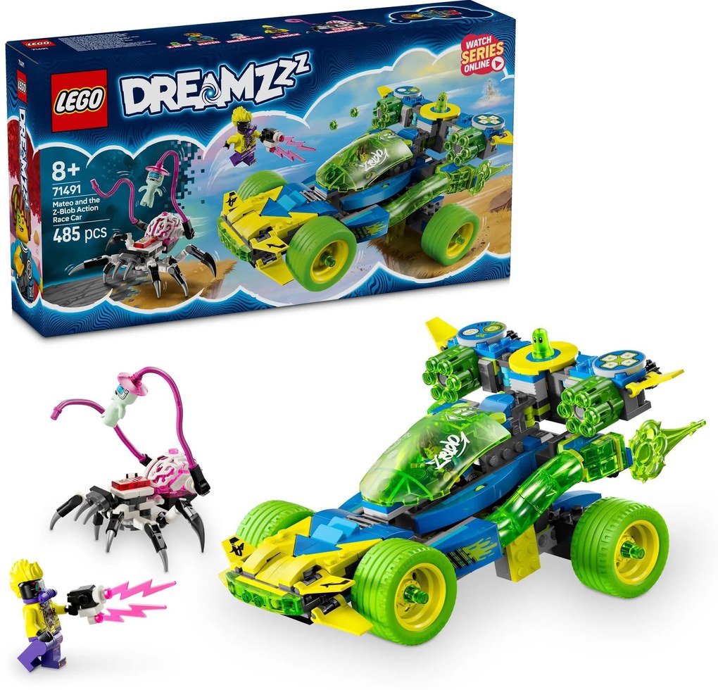 Lego dreamzzz 71491 mateo a akční závodní auto z-flek 5702017812168
