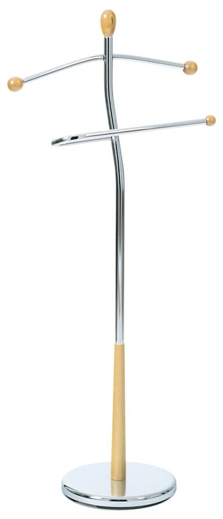 Němý sluha 82646 NAT chrom/dub, 118 cm