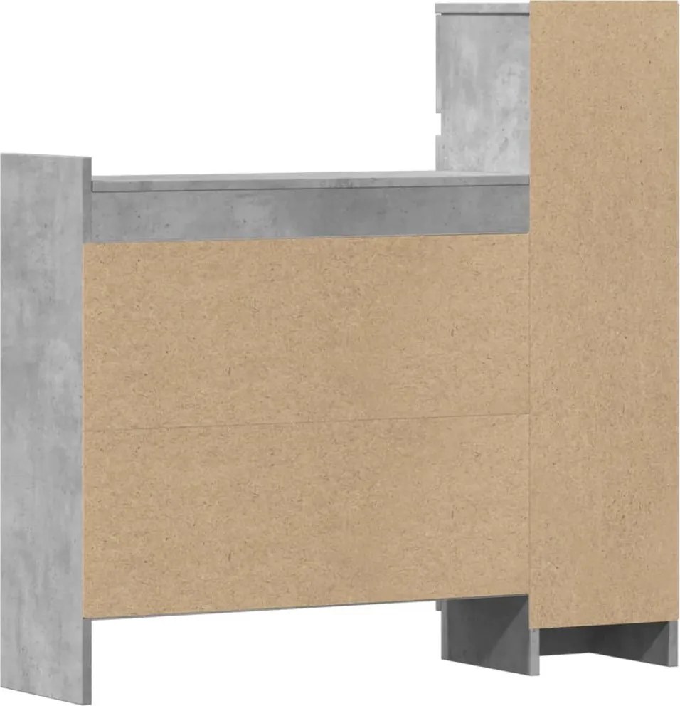 vidaXL Botník 100,5 x 28 x 100 cm kompozitní dřevo [840425] Barva: dub sonoma