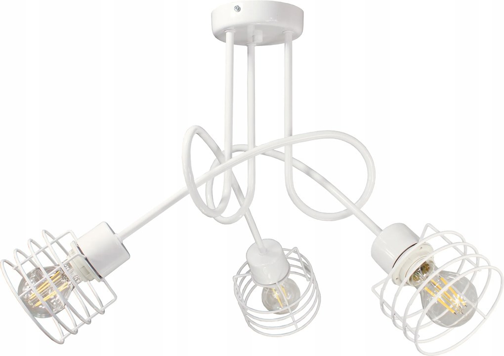 Lustr Stropní Svítidlo Loft Edison Led Drátěnka