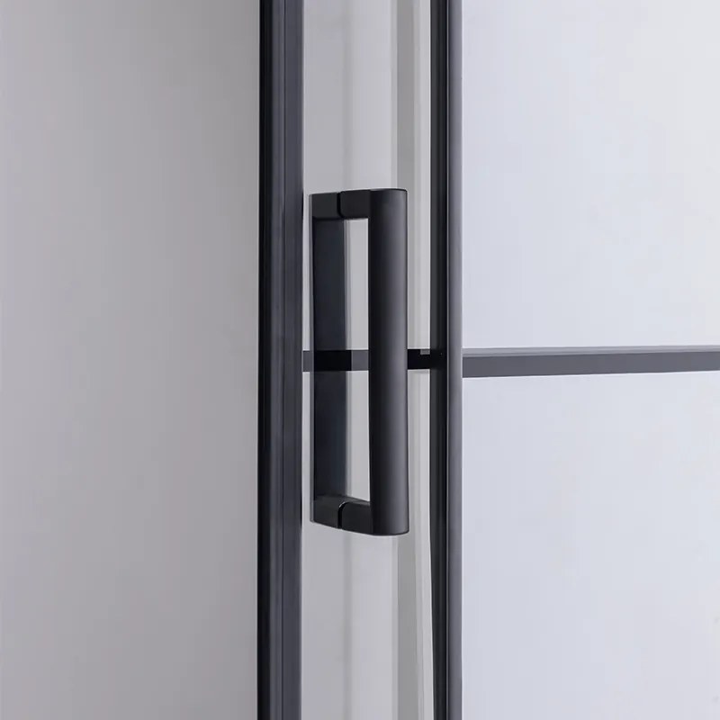 BPS-koupelny Čtvercový sprchový kout BL32B 90x90 černá/transparent + vanička SXL02B BL černá