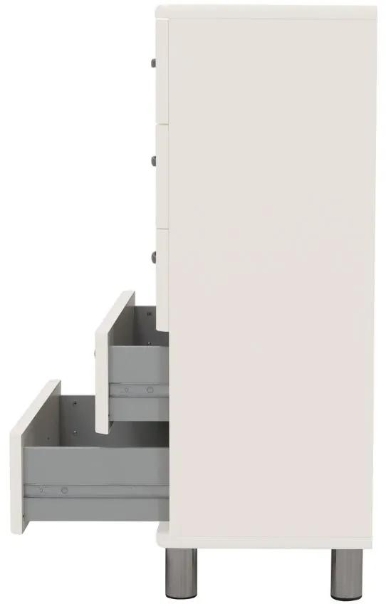 Bílá lakovaná komoda Tenzo Malibu 60 x 41 cm II.