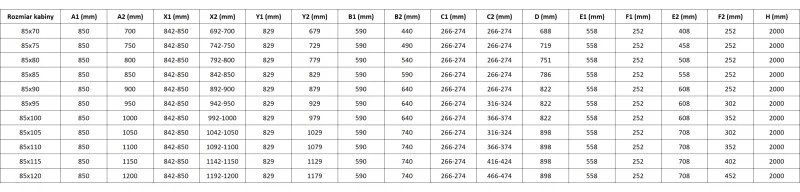 Mexen Lunar, L Duo výklopný sprchový kout 85 x 85 cm, 8mm čiré sklo, bílý profil, 834L-085L-085P-20-00
