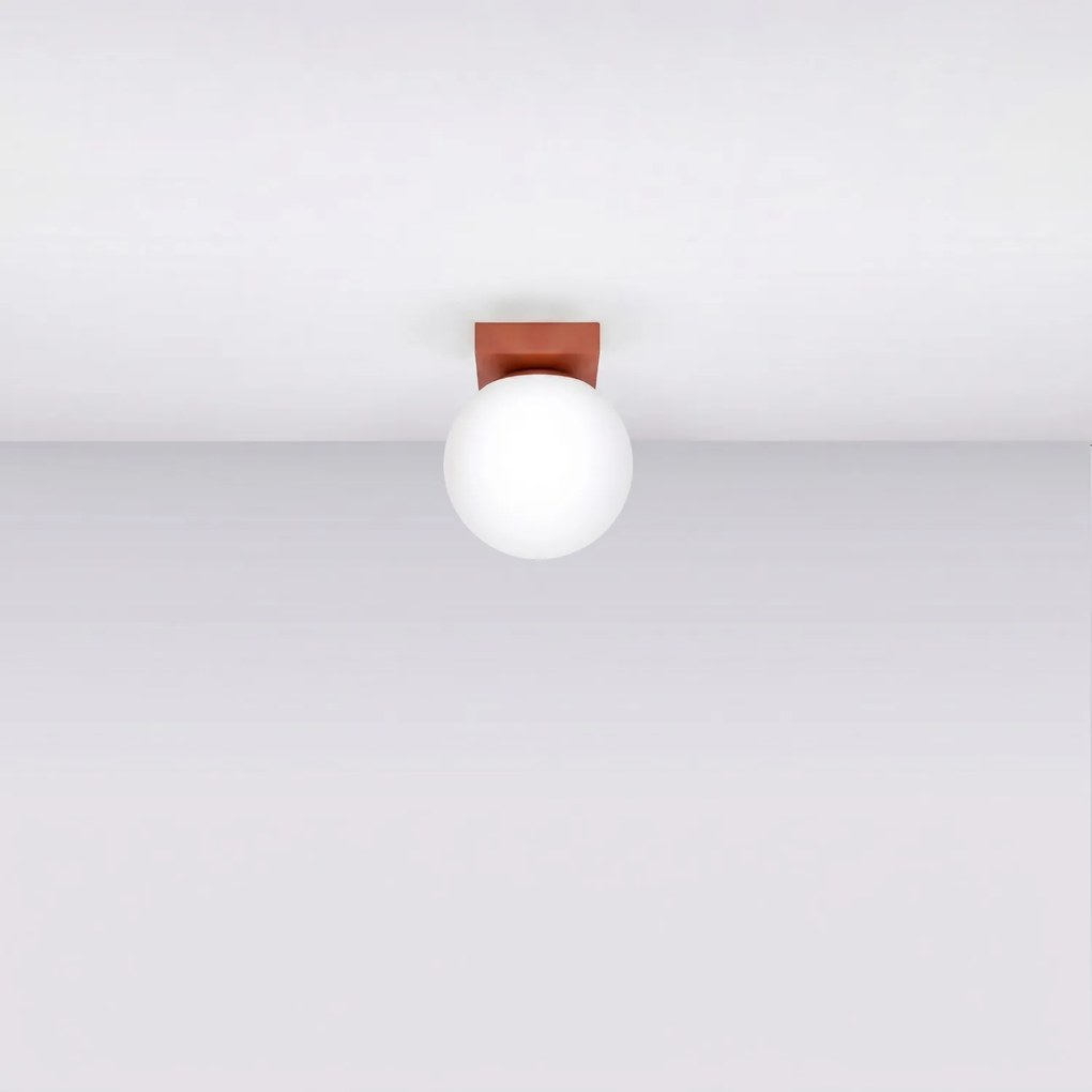Sollux Lighting Stropní svítidlo YOLI 1 okrově červené