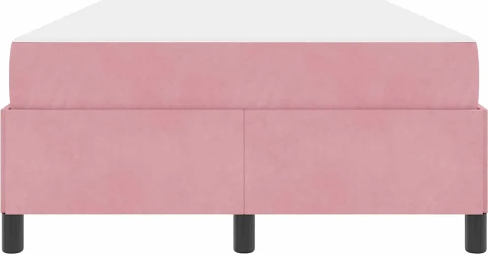 Rám postele Růžová 120 x 200 cm textil 3399059