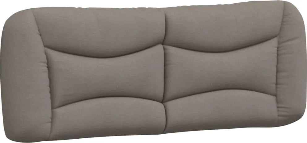 Postel s matrací Hvar taupe 120 x 200 cm textil 3208524