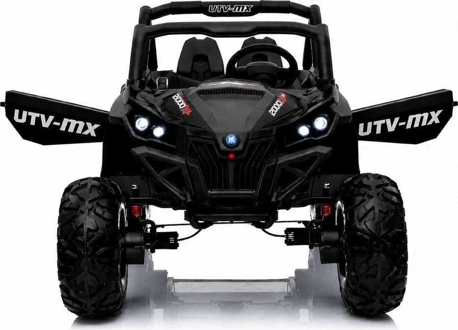 LEAN CARS Akumulátorové auto Jeep XMX603 4x4 s MP4 panelem, černé