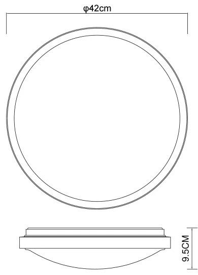 Globo 41766-24 - LED Stropní svítidlo SAMMI LED/24W/230V 3000/4500/6000K