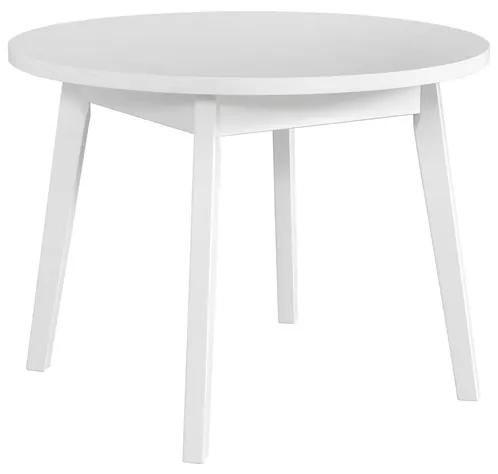 Jídelní stůl OSLO 3 + doprava zdarma deska stolu artisan, podstava stolu bílá, nohy stolu bílá