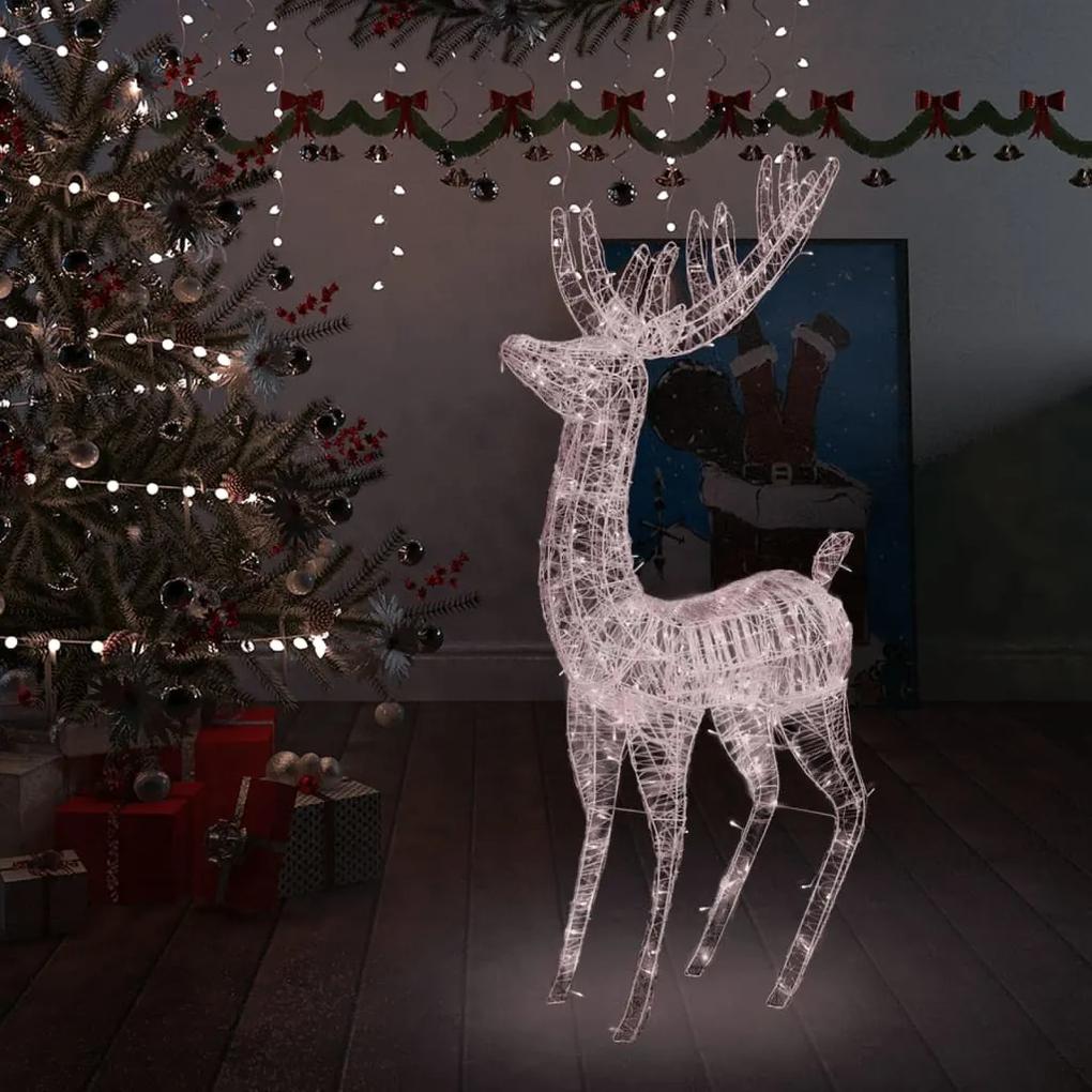 vidaXL XXL Akrylový vánoční sob 250 LED 180 cm světlo [329785] Barva: Modrá