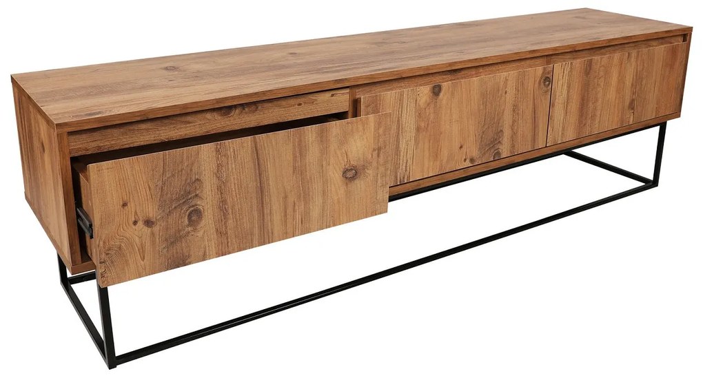 Designový TV stolek Olesia 180 cm vzor ořech