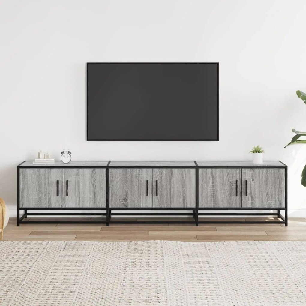 TV skříňka šedá sonoma 180 x 35 x 41 cm kompozitní dřevo 3300788