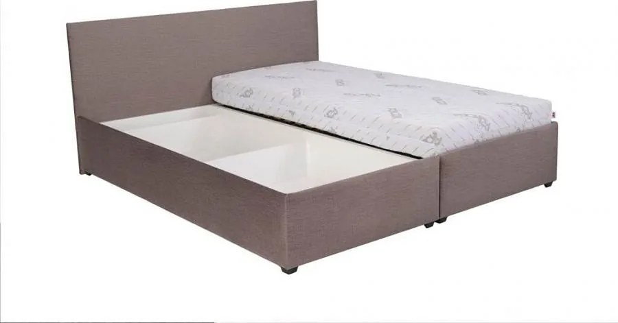 Pohoda Čalouněná postel ELLEN s úložným prostorem a volně loženou matrací | Látka: Katie 2,Šířka matrace: 180 cm
