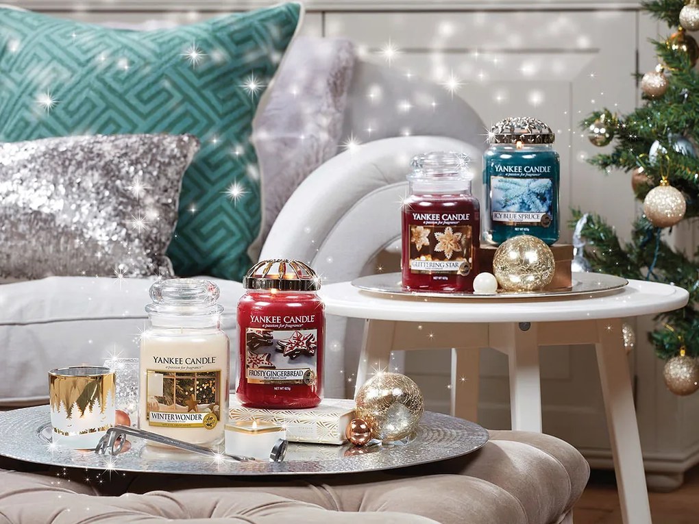 Yankee Candle – čajové svíčky Glittering Star (Zářivá hvězda), 12 ks