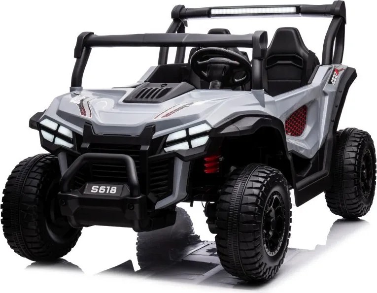 LEAN CARS Elektrické autíčko S618 šedé 4x4