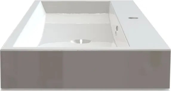 Sapho Sapho, ORINOKO umyvadlo 100x42cm, litý mramor, bílá, OR100