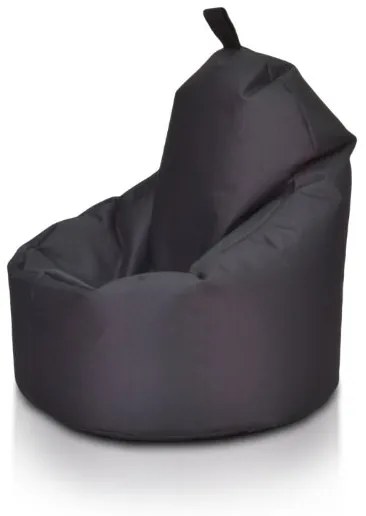 Sedací vak Yoko ekokůže / polyester TiaHome - Tmavo modrá