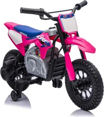 Elektrická motorka HONDA CFR450R růžová