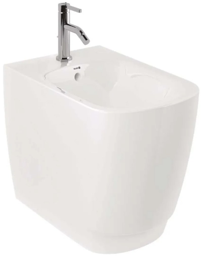 Kludi Resa S - Stojící bidet, otvor pro baterii, lesklá bílá 27BIB0143