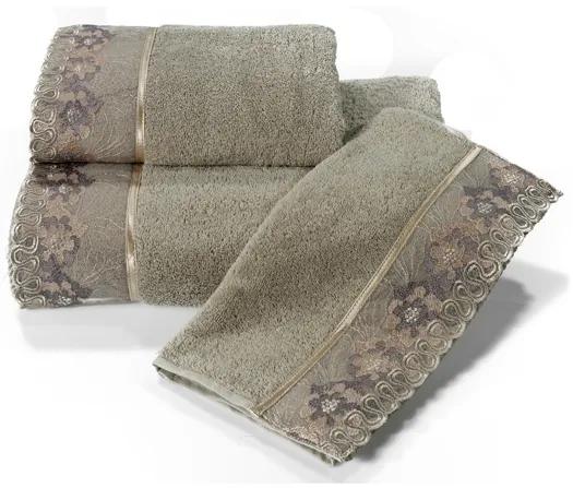 Soft Cotton Malý ručník LALEZAR 32x50 cm Béžová, 580 gr / m², Česaná prémiová bavlna 100%