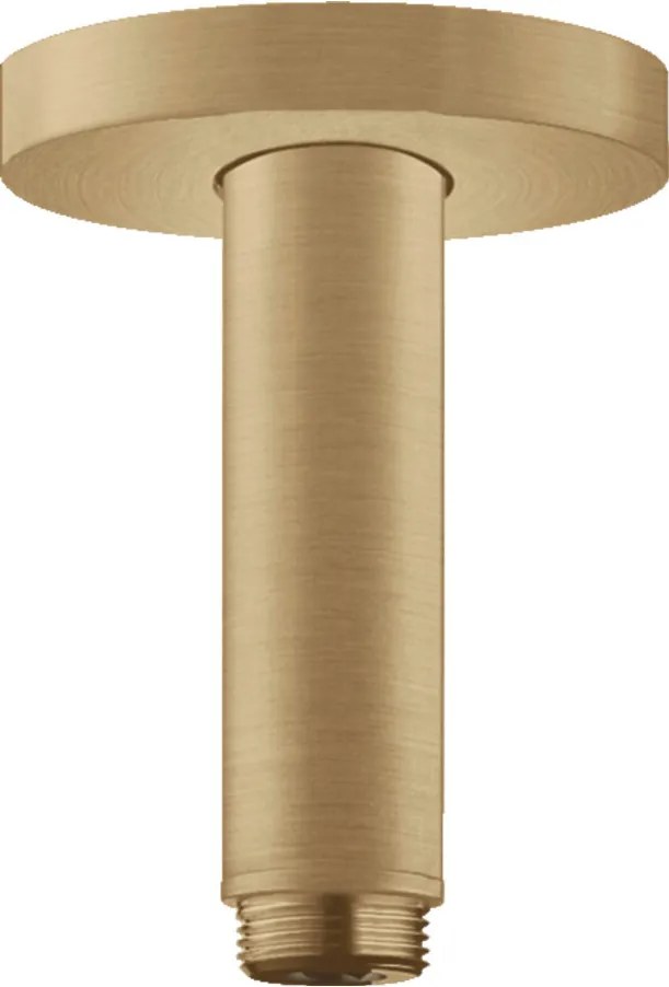 HANSGROHE Hansgrohe, přívod od stropu S 100 mm, kartáčovaný bronz, HAN-27393140