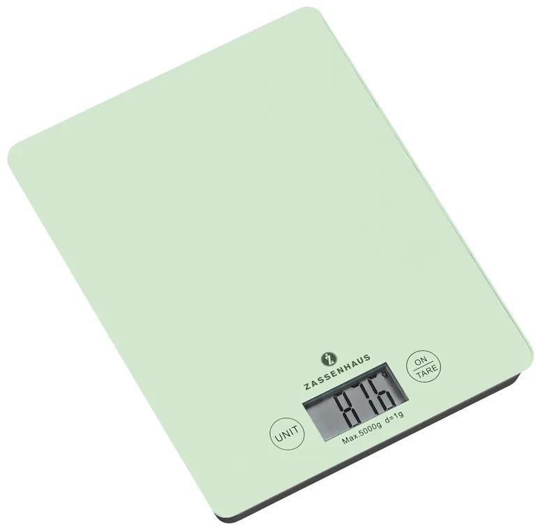 Digitální kuchyňská váha světle zelená BALANCE do 5 kg