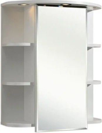 XXXLutz ZRCADLOVÁ SKŘÍŇKA, bílá, bílá, 60/70/20 cm Best Price - Koupelnové série - 001977012412