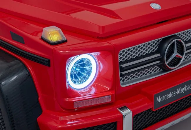 Elektrické autíčko Mercedes Benz MAYBACH G650 červené